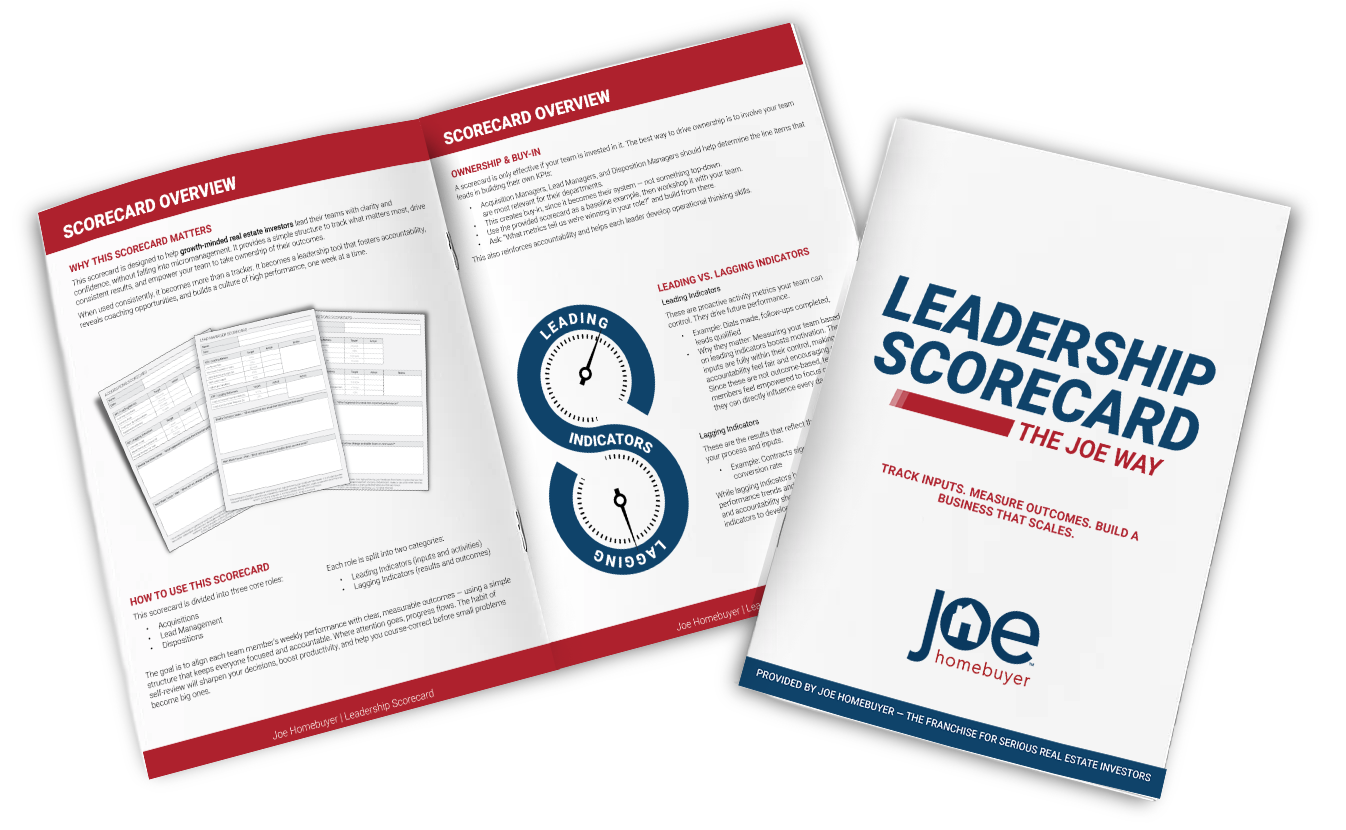 Leadership Scorecard - Joe Homebuyer